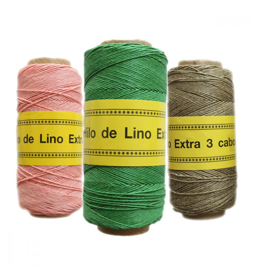 Lino encerado rosa